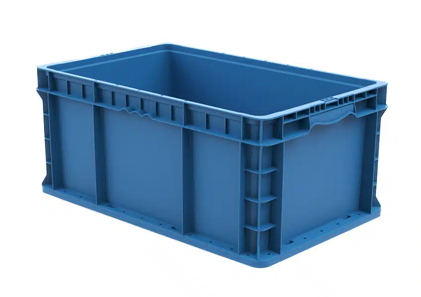 24 x 15 x 11" Straightwall Stackable Container | Flexcontainer.com