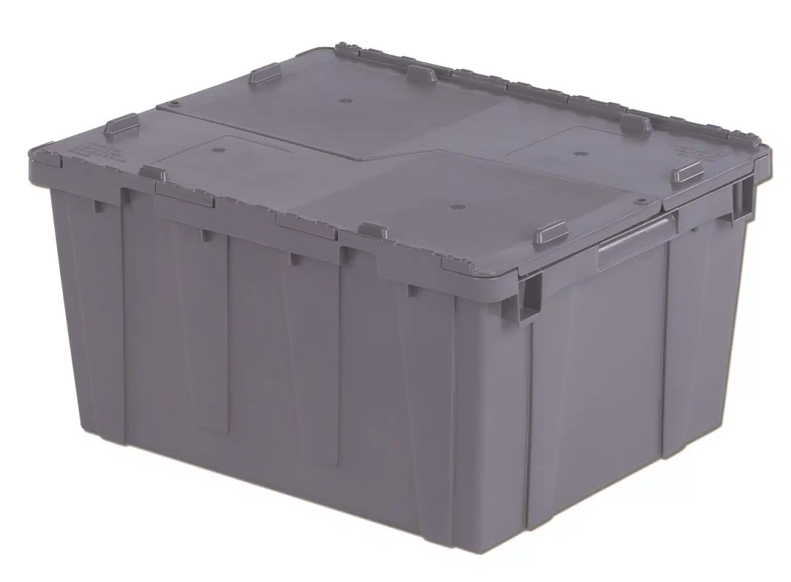 24x20x12" Stack/Nest Attached Lid Container | Flexcontainer.com