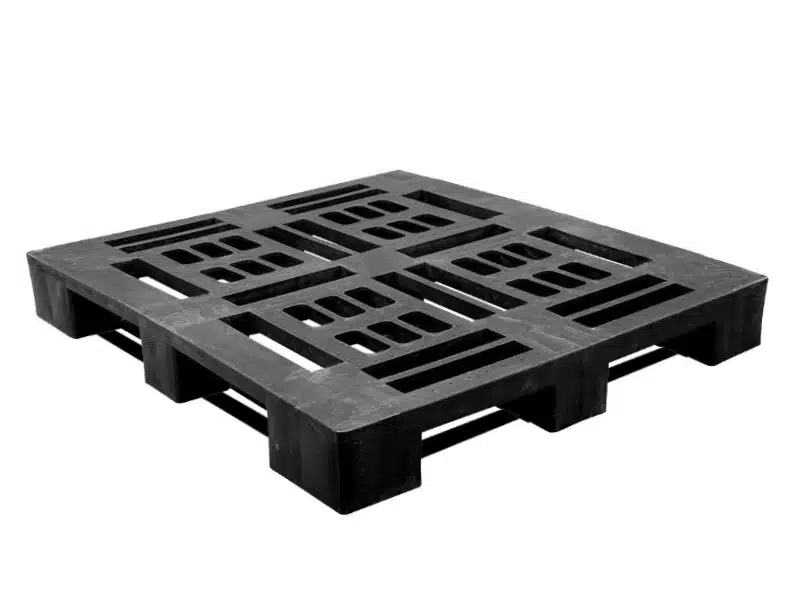 48x45 Stackable Drum 6-Runner Pallet | Flexcontainer.com