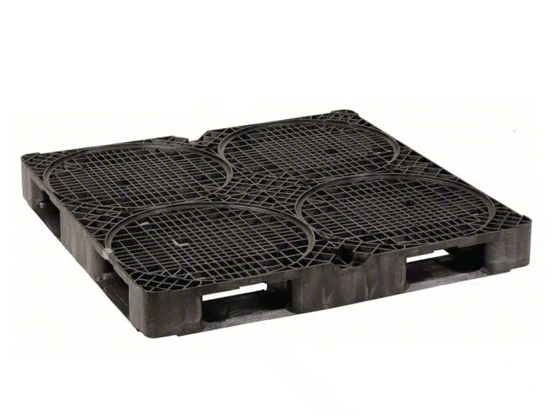 48x48 Stackable 4-Drum Pallet | Flexcontainer.com