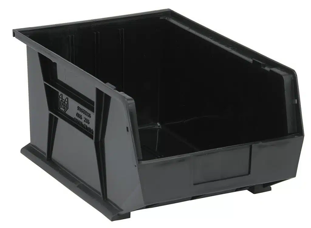 16" x 11" x 8" Conductive Hangable Hopper Front Bin | Flexcon