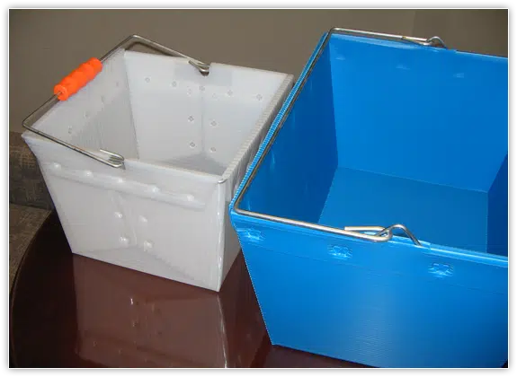 Nestable Tote With Carry Handle | Flexcontainer.com