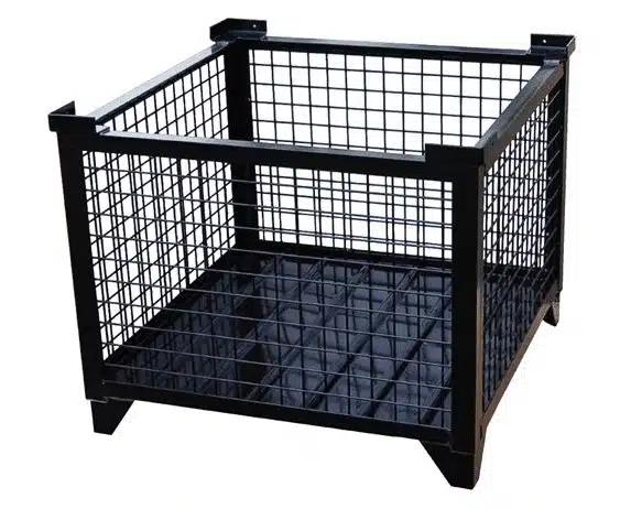 Heavy-Duty Wire Containers | Stackable & Collapsible Baskets