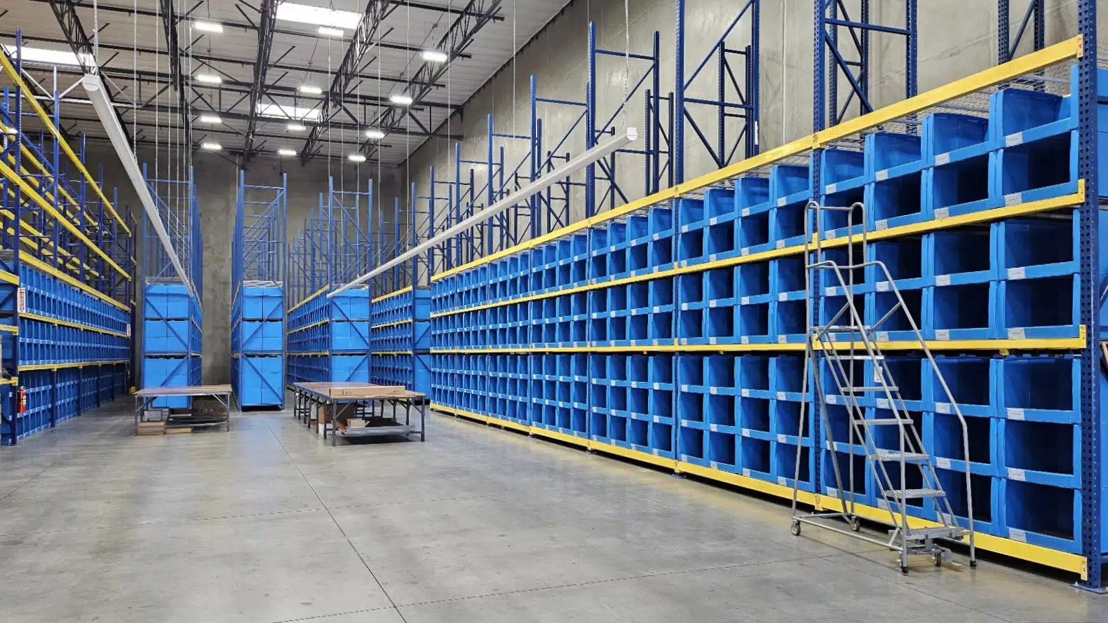 Warehouse Bins | Stackable & Dividable Corrugated Shelf Bins