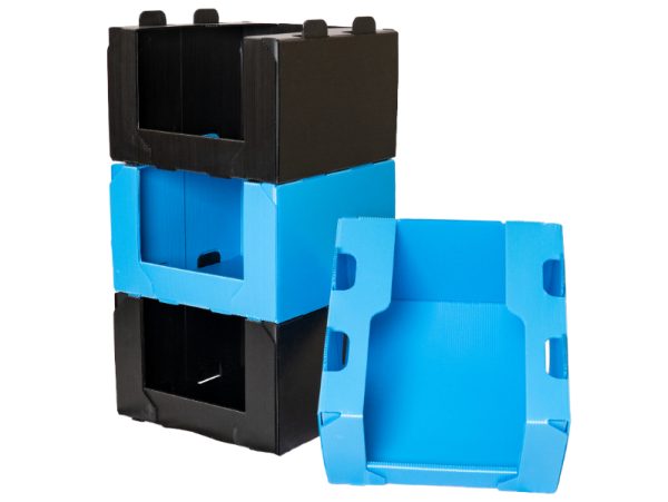 Warehouse Bins | Stackable & Dividable Corrugated Shelf Bins