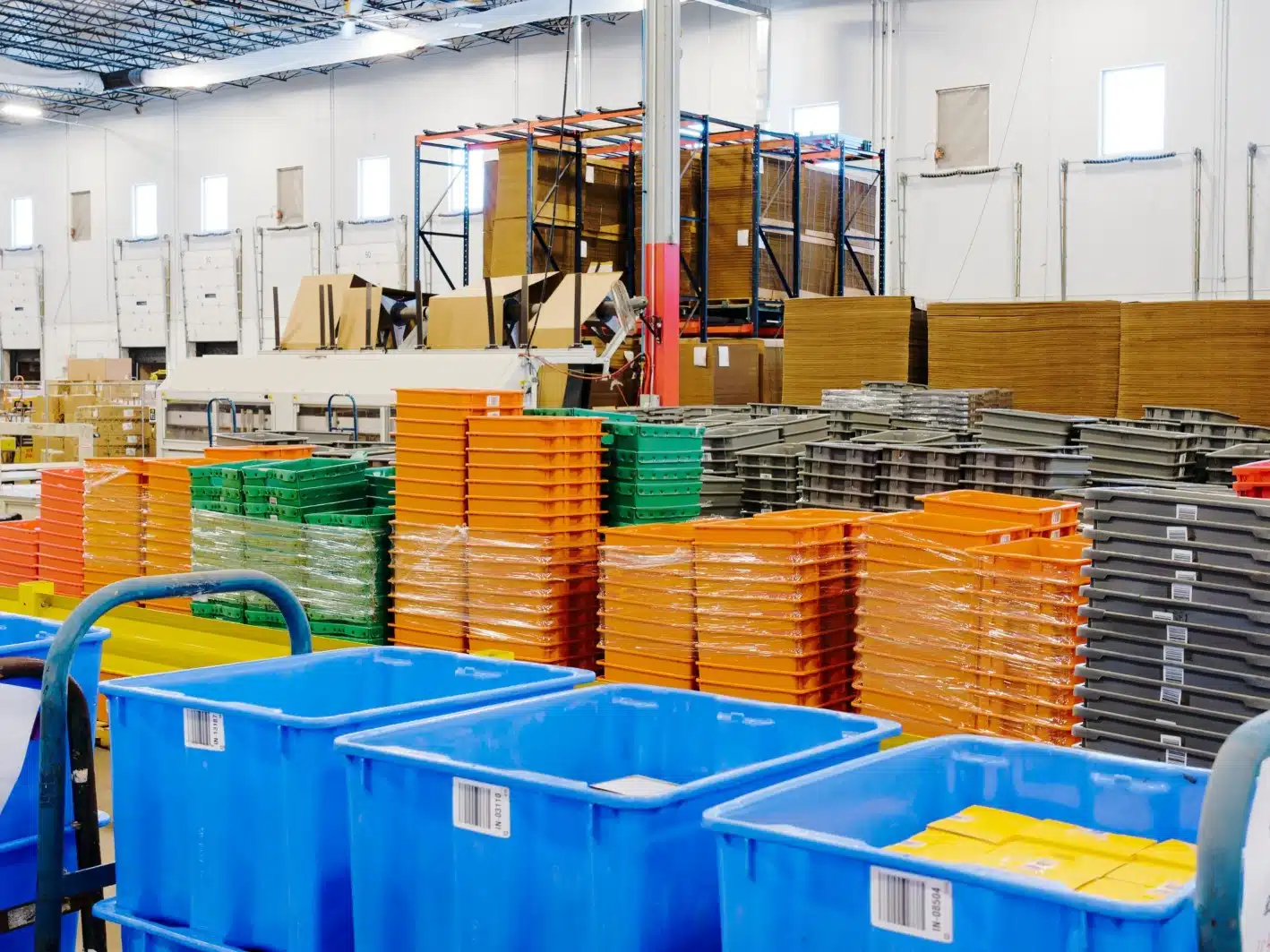 Heavy-Duty Stack & Nest Containers | Space-Saving Totes & Bins